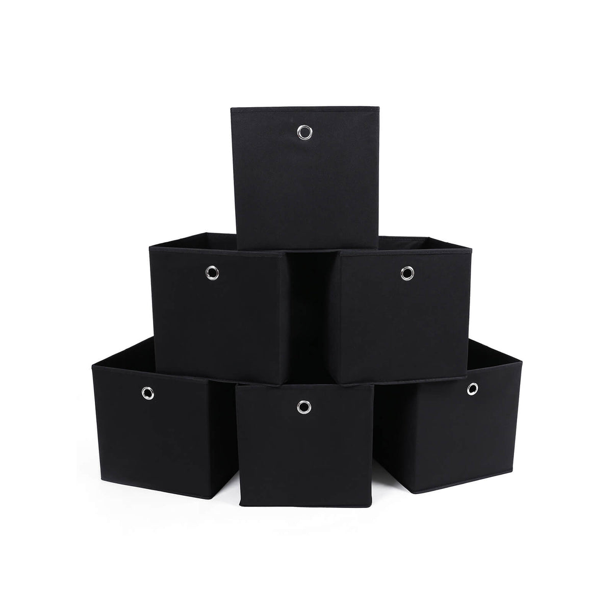 Opbergdozen 6 stuks beige